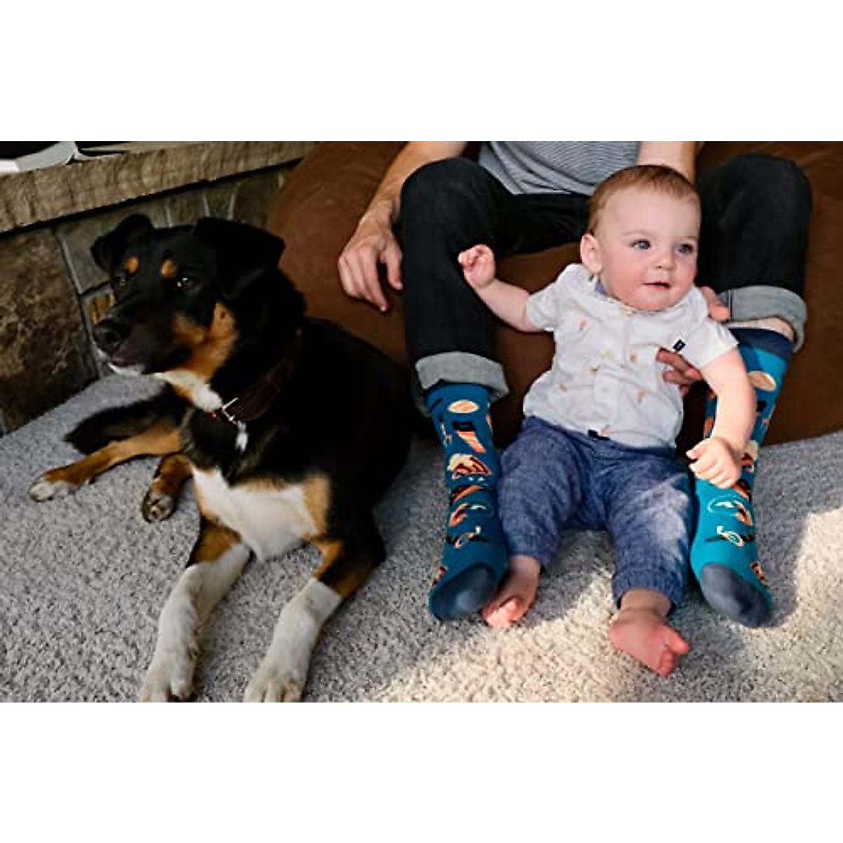 Best Dad Ever Socks - Funny Novelty Gift for Dads and Grandpas for Father's Day and Christmas Stocking Stuffers