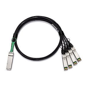 HPC Optics Compatible with Juniper QFX-QSFP-DACBO-3M 40G QSFP to 4xSFP+ Twinax Breakout Cable | 4x10G 3M Passive DAC QFX-QSFP-DACBO-3M-HPC