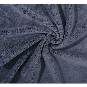 Feezoe Microfiber Facial Cloths Fast Drying Washcloth Absorbent Face Wash Cloth Soft Makeup Remover Cloths 12inch x 12inch 6Pack (White)