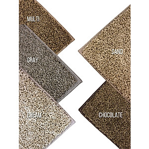 KOECKRITZ Custom Cut-to-Fit Area Rugs Neutral Carpet - Soft Plush Indoor Rugs - Perfect for Living Room, Bedroom, Entryway - Great for Homes, Apartments, Dorms, Kids Room - 12x15' ft Chocolate
