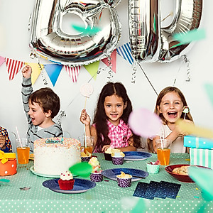 96 Pcs Galaxy Party Starry Night Supplies Tableware Set Outer Space Theme Birthday Star Party Table Decorations Solar System Paper Plates Napkins Forks for 24 Guests