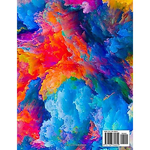 Sketch Book: Notebook for Drawing, Writing, Painting, Sketching or Doodling, 110 Pages, 8.5x11 (Premium Abstract Cover vol.71)