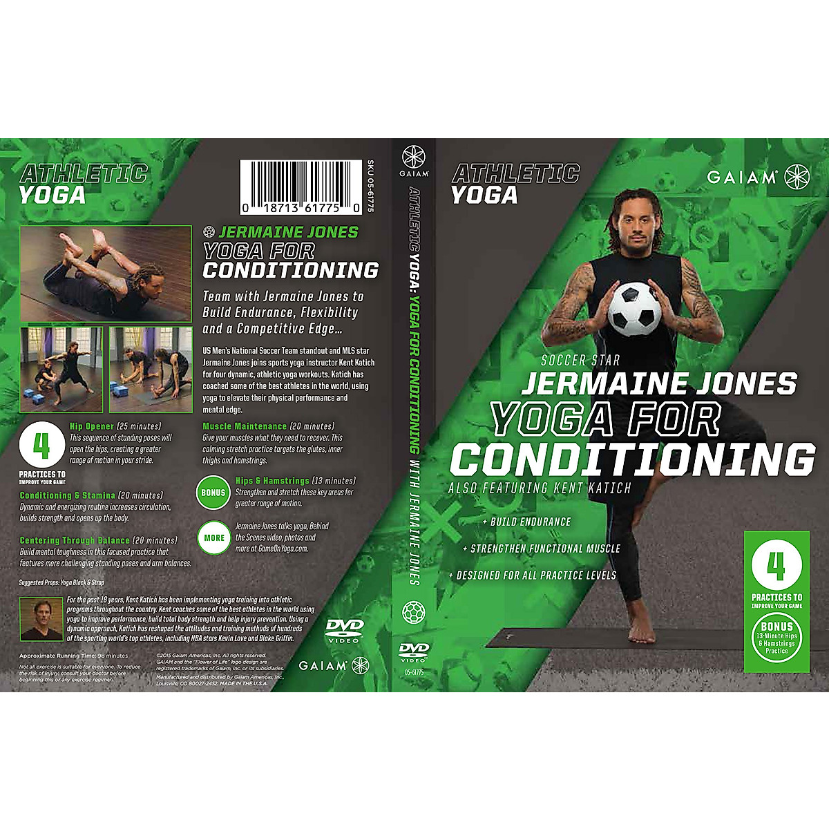 Gaiam Athletic Yoga: Yoga for Conditioning with Jermaine Jones