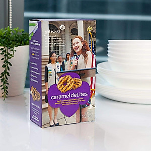 Girl Scout Caramel DeLites Cookies 7 Ounce Box