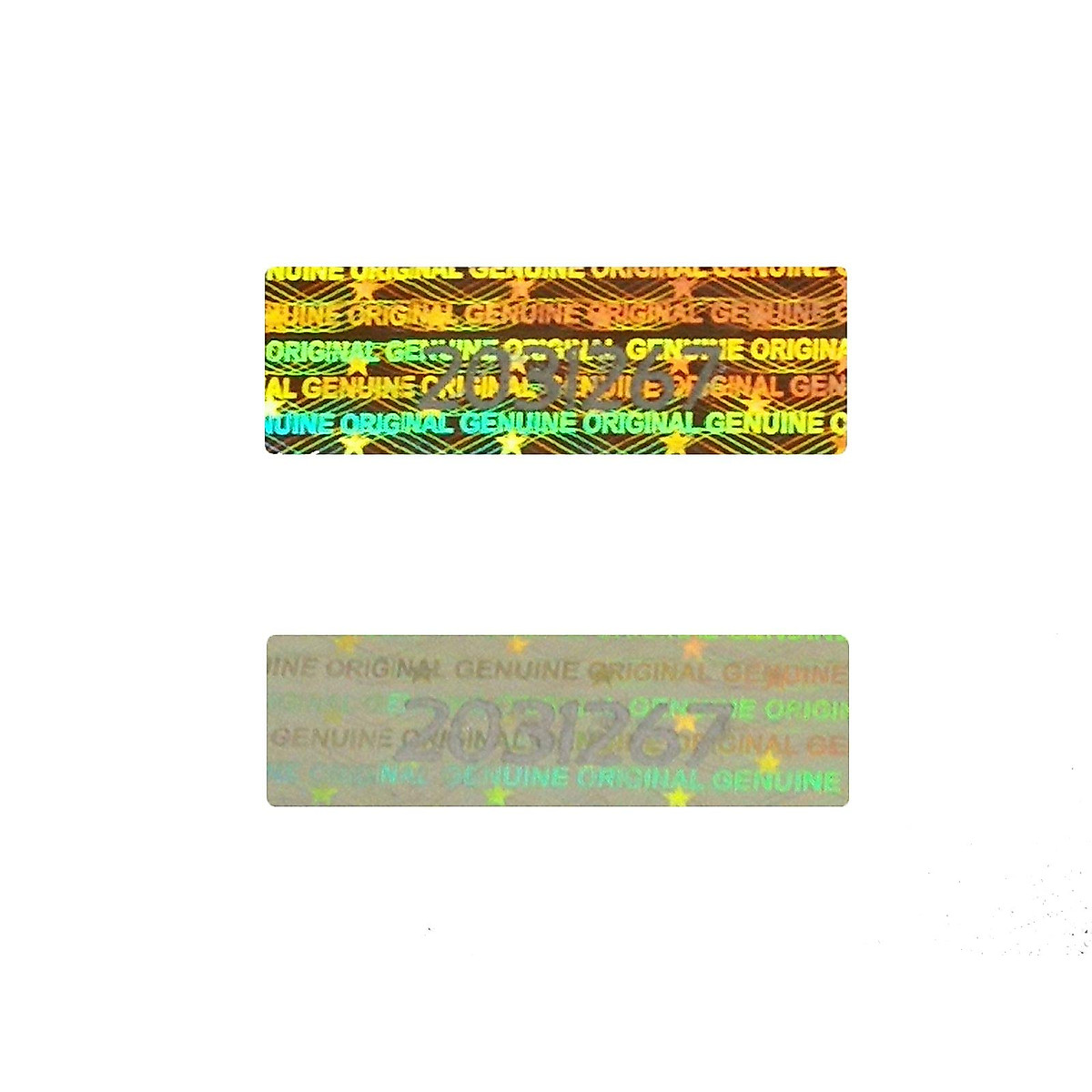 Holomarks 156 pcs Hologram Labels with Serial Numbers, Warranty Stickers Seals 1.18 x 0.39 in