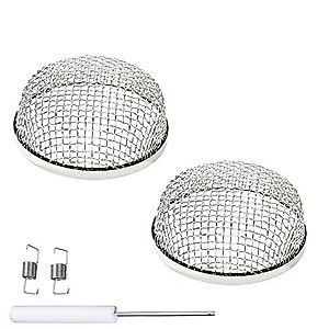 Flying Insect Screen RV Accessories, 2 Pack RV Heater Vent Cover, Use for Furnace Vents on Travel Trailers, Motorhomes, and Camper Trailers Prevents RV Vent Damage