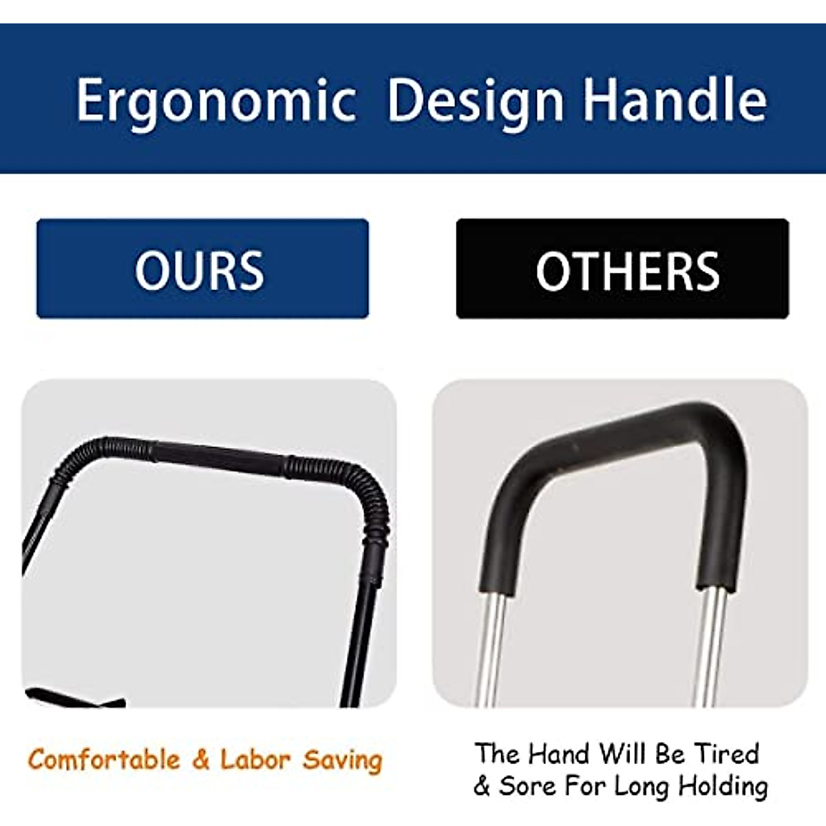 Utility Cart with Wheels to be Used as a Shopping Cart,Folding Shopping cart,Grocery Cart, Laundry Cart and Stair Climber Cart, Weighs 7.5 Pounds but Holds up to 90 Pounds, Compact and Foldable,Black