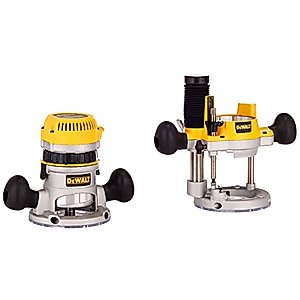 DEWALT Router, Fixed/Plunge Base Combo Kit, 11-Amp, 1-3/4 HP, (DW616PK)