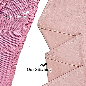 Hophor Soft Stretch Head Wrap Scarfs Long Muslim Hijab Jersey Scarf Shawls and Wraps (Pink)