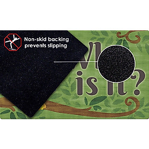 Toland Home Garden 800454 Punny Owl Funny Door Mat 18x30 Inch Bird Outdoor Doormat for Entryway Indoor Entrance