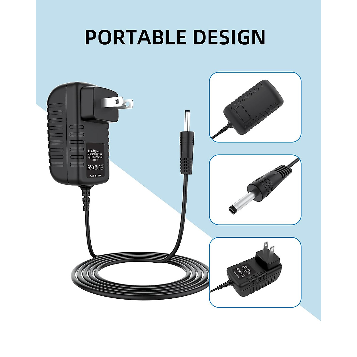 Accessory USA AC DC Adapter for NIX NixPlay X18A X18B X15B X15C Wireless Digital Photo Frame Power Supply Cord Wall Charger