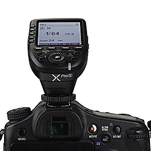 Godox XPro-S TTL 2.4G High-Speed Sync Wireless Flash Trigger Transmitter Compatible for Sony Cameras, 1/8000s,11 Customizable Functions,16 Groups and 32 Channels,2.4G Wireless X System