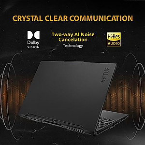 ASUS TUF A16 16'' FHD 165Hz Gaming Laptop, AMD Ryzen 7-7735HS, Radeon RX7600S V8G Graphics, 64GB DDR5 RAM, 2TB PCIe SSD, RGB Backlit Keyboard, Wi-Fi 6, HD Camera, Black, Win 11 Pro, 32GB USB Card