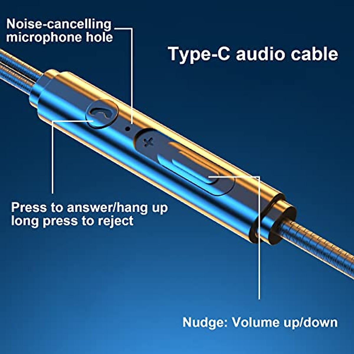 OCUhome Earbuds, Earbud Headphones with Microphone, Universal 3.5mm /Type-C Wired Earphone in-Ear Stereo Sound Sport Headset with Mic for Various Mobile Phones Green A