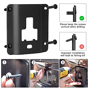 Nstarsmotor Truck Tie Down Anchors Perfect Replacement for Ford 2015-2023 F150 F250 F350, Truck Cargo Bed Tie Downs Boxlink Cleats & Plates (4 Pack), FL3Z-99000A64-B, FL3Z-9928408-AB