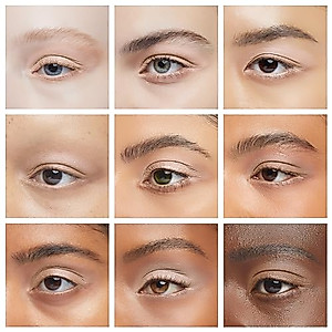 LUXAZA Cream Single Eyeshadow Stick with Blending Brush, Hypoallergenic Eye Shadow Stick Makeup, Pro Waterproof & Long Lasting Eye Brightener Stick, Eyeshadow Pencil Crayon Matte #85