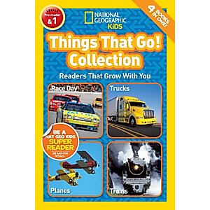 Things That Go! Collection (National Geographic Kids Readers, Levels Pre-Reader & 1): Readers That Grow With You