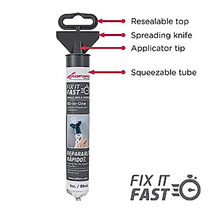 Homax Nail Hole Patch (5.3 oz) and Saint-Gobain ADFORS Fix it Fast Wall Hole Filler (3 Ounce)