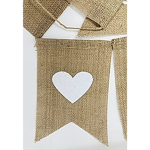 Shimmer Anna Shine Thank You Burlap Banner for Wedding Decorations Baby Shower Bridal Shower Baptism Birthday Party Supplies Photo Prop