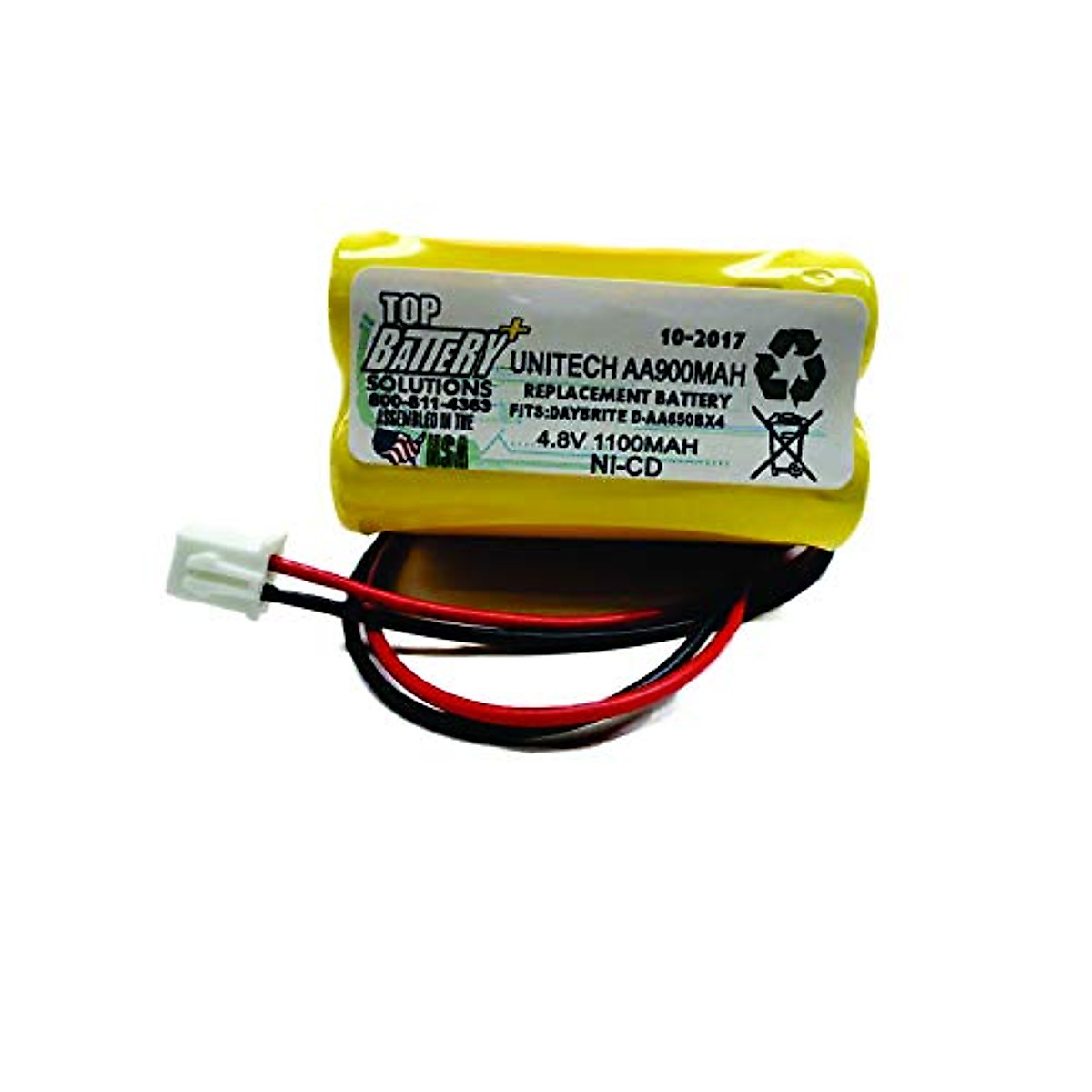 Unitech Ni-CD AA900mAh 4.8V Replacement Battery