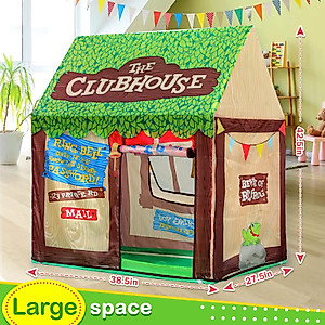 GeeSound Kids Play Tent for Boys and Girls Kids Tent with Star Lights Kids Playhouse Indoor and Outdoor Use Toys for Babies and Toddlers Easy to Assemble (Green)