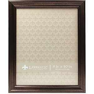 Lawrence Frames 535580 Bronze 8x10 Classic Detailed Oil Rubbed Picture Frame