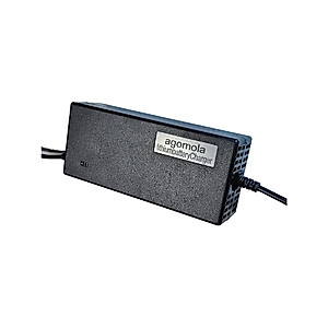 48V Battery Charger 54.6V 2A Power Supply Adapter for Lithium Li-ion Batteries - Ebike Charger With DC Plug and Cooling Fan