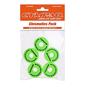 Cympad Chromatics Foam Cymbal Washer Set 40/15mm Green