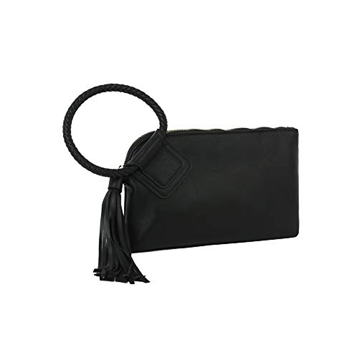 Clutch Wristlet Evening Bags Purse Wallet For Women, Vegan Leather by Metro Muse (Black) Small