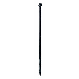 FastenMaster FMTLOK08-50 TimberLOK Heavy-Duty Wood Screw, 8 Inches, 50-Count, 8", Black