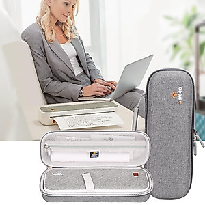 Aproca Grey Hard Storage Carrying Case, for JADENS Wireless Portable Printer/MUNBYN Portable Printer ITP01 and Accessories