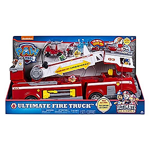 PAW Patrol Ultimate Rescue Fire Truck with Extendable 2 ft. Tall Ladder, for Ages 3 and Up