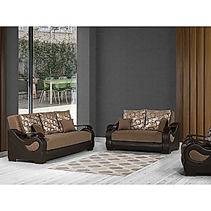 Sweet Home Stores Sofa Bed, Sofabed, Brown