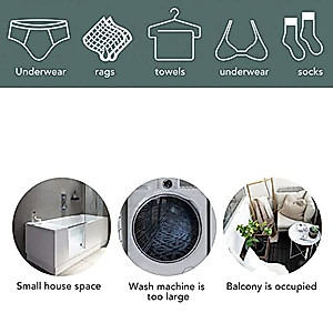 Mini Washing Machine Lazy Small Pants USB Turbo USB Powered Portable Washer Miniature Washing Equipment Laundry Machine Wash Machine Household Washing Machine for Pot Washers