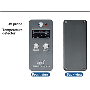 LS132 UV Energy Meter UV Intensity Tester Ultraviolet Energy Meter Spectral Response Range 315nm-400nm