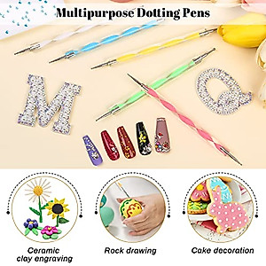B7000 Glue with Rhinestone Applicator Kit, Clear B-7000 Glue with Precision Tip Art Dotting Stylus Pens Super Glue Adhesive for Phones Repair Jewelry Bead Nail Crafts DIY (4 PCS, 15 ML/ 0.5 oz)
