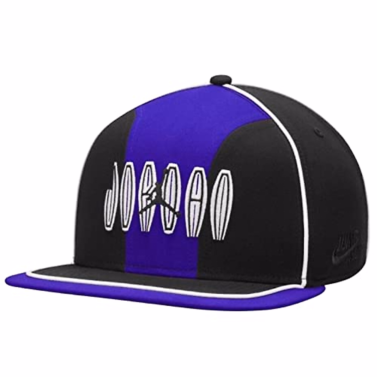 Jordan Nike Air Pro Flight Remix Snapback Cap Hat Adult Unisex Black