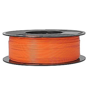 PLA Filament, Odorless 3D Printer Filament Bubble Free Smokeless 1kg for Printing (Orange)