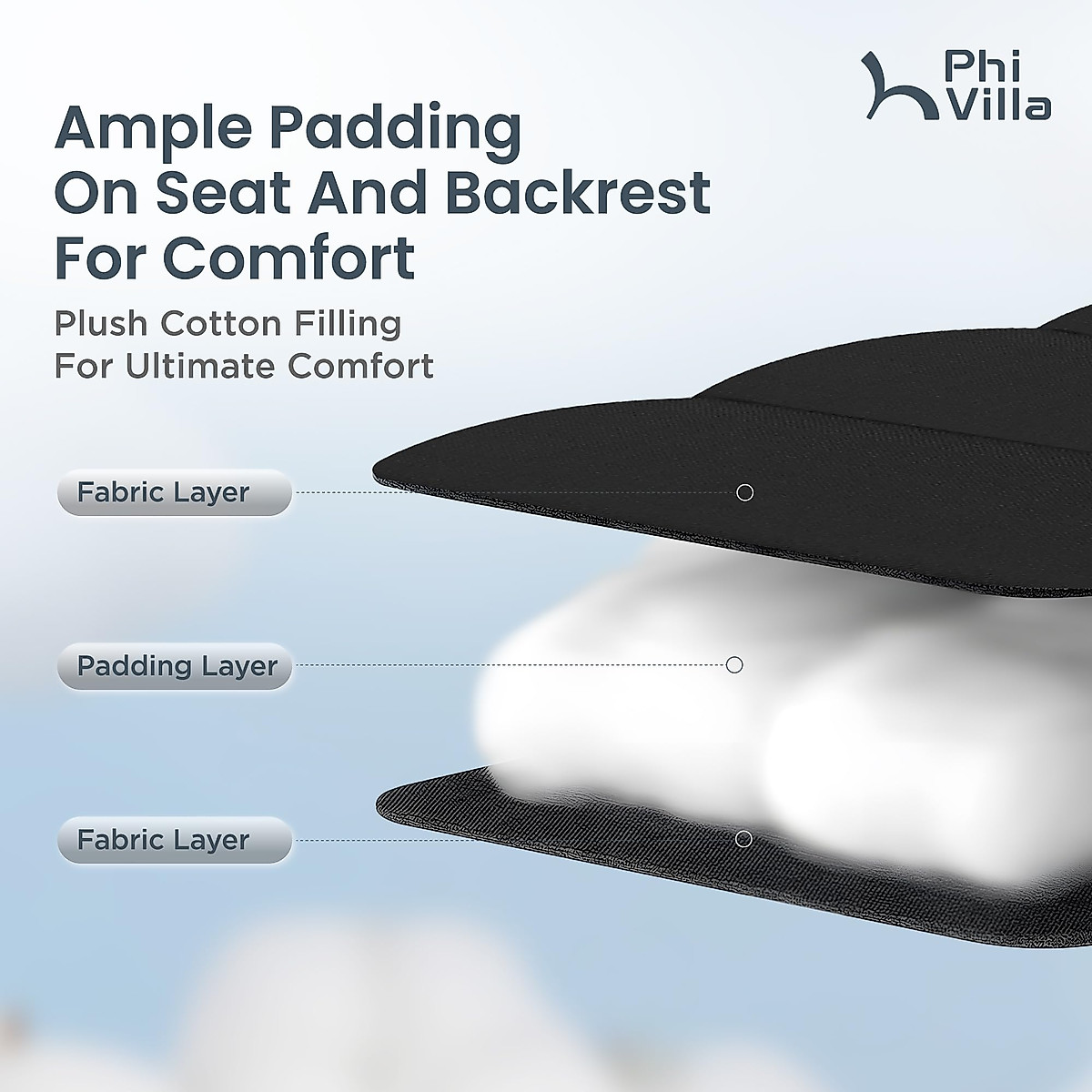 PHI VILLA XXL Oversized Padded Zero Gravity Chair, Foldable Patio Recliner, 30" Wide Seat Anti Gravity Lounger with Cup Holder, Support 400 LBS (Camouflage)