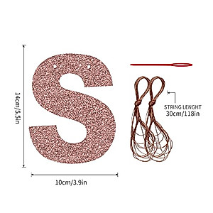 Pre-Strung She's 18 Bitches Banner Funny Girl 18th Birthday Decorations for Her Girls Rose Gold Glitter Happy 18th Birthday Supplies Banner Theme Party Sign