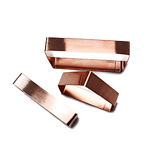 Bake Your Own Small Gingerbread House Kit 3 Piece Copper Christmas Cookie Cutter Set by The Fussy Pup