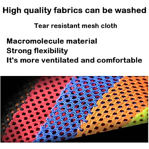 Chair Headrest Pillow Attachment Office Chair Mesh Head Rest Black Mesh Nylon Frame Head Support Cushion Clip Universal Adjustable Height Head Elastic Pillow,Headrest Only (Black, 2.6 Fixing Clips)