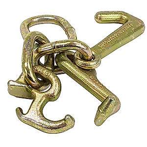 Mytee Products (2 Pack) RTJ Cluster Hook Heavy Duty Wrecker Hauler Tow Towing Truck Chain Pair R T J