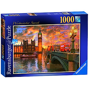 Ravensburger London - Westminster Sunset, 1000pc Jigsaw Puzzle