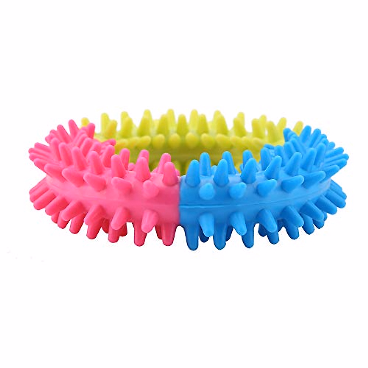JOROBURO Puppy Teething Chew Toys, Cute Ring Shape Teeth Cleaning Toys, Outdoor Interactive Durable Small Pet Dog Toys Set for Aggressive Chewers Dental Teething Cleaning