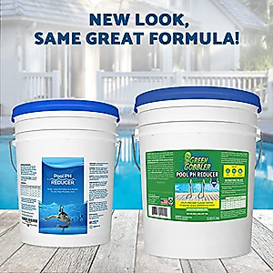 Green Gobbler pH Down | Pool & Hot Tub Spa pH Reducer | pH decreaser | Sodium Bisulfate | 25 lb Pail