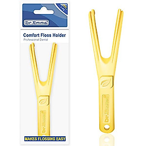 Dr. Emma Dental Floss Holder Replacement Floss Mate Handle Y Shape 2 Count