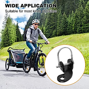 ALI2 Bike Trailer Hitch Coupler Accessory 12.2MM for Children's Trailer,Cargo,Pet Trailers,90-Degrees,1 Pcs