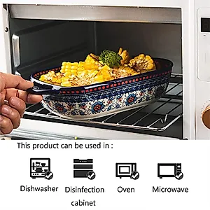 Large Serving Soup Bowl with Handles, Stackable Bowls for Soup, Cereal, Oatmeal, French Onion Soup Oven Microwave Dishwasher Safe (Color : Plum bossom)