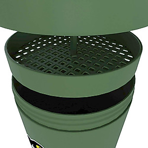 Battle Shakers Bomb & Mortar Bundle | Military Themed Shaker Bottles | Leak-Proof Protein Cups with Storage Compartment | Mix Protein Powders & More | Durable & Dishwasher Safe | 20 Oz